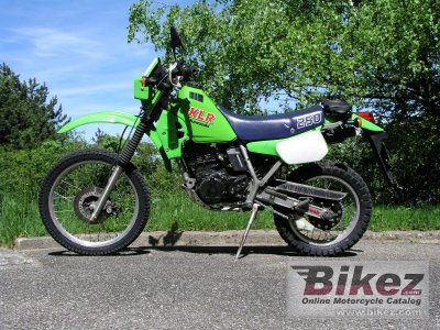 1986 Kawasaki KLR 250 specifications and pictures